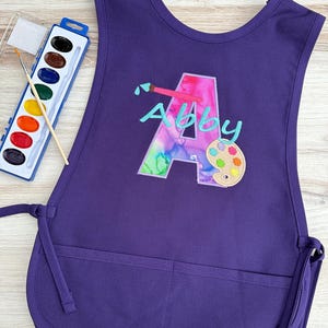 Personalized Kids Art Smock: 2 Size Options - Etsy