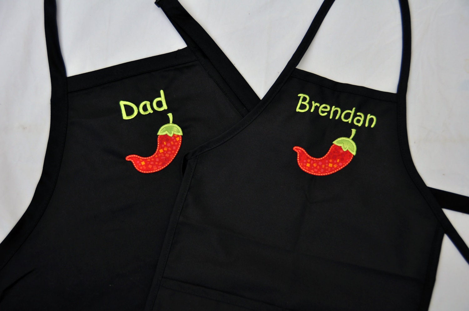 Matching Apron Set - Personalized Apron Set - Father and Son - Mother ...