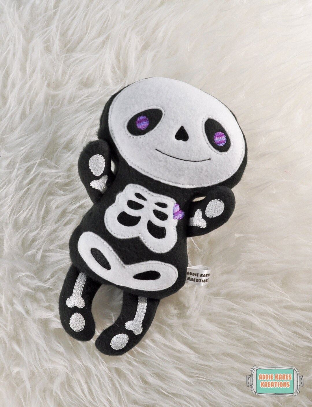 Skeleton Plush / Glow in the Dark - Etsy