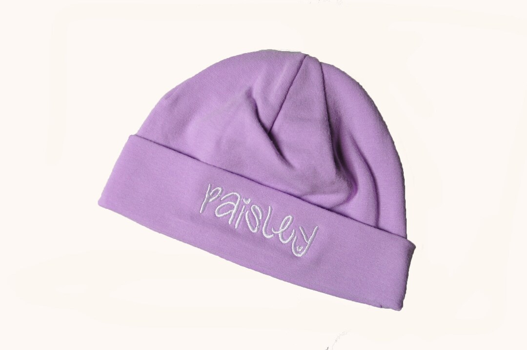 Baby Name Announcement - Personalized Baby Beanie - Personalized ...