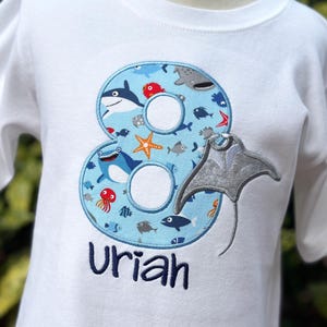 Stingray Birthday Shirt - Polynesian - Personalized Birthday Shirt ...