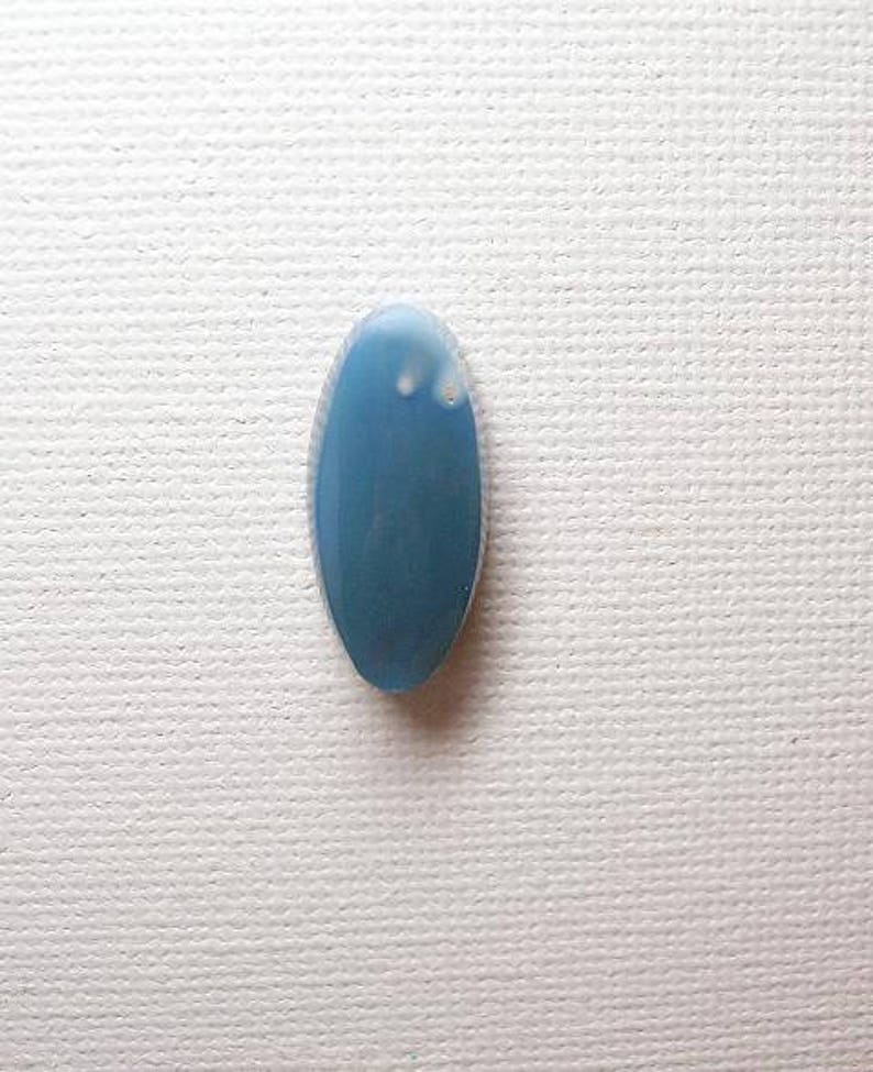 Oregon Blue Opal Wedgewood Blue Opal Cab Hand Cut Madras Blue Opal ...