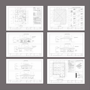 HOUSE DESIGN complete Architectural Drawings PDF & Cad File , 11x 13.5 ...