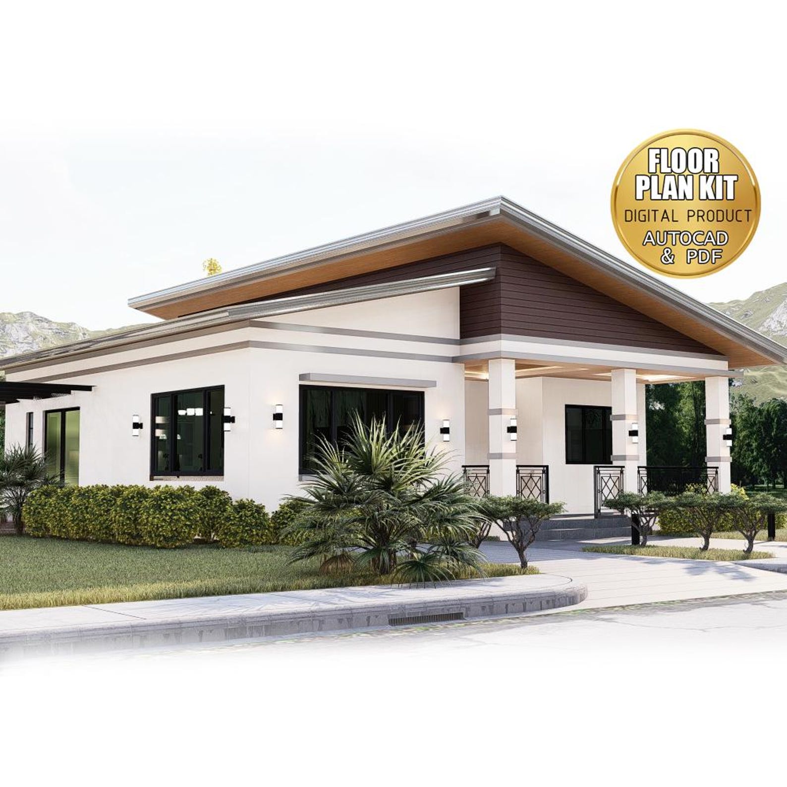 4 Bedroom | 10 X 10 Meters | HOUSE DESIGN IDEAS | Floor Plan and ...