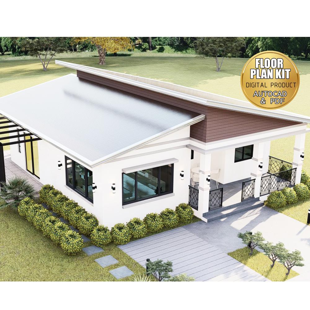 4 Bedroom | 10 X 10 Meters | HOUSE DESIGN IDEAS | Floor Plan and ...