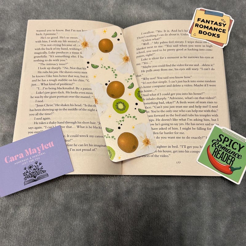 Kiwi Bookmark - Etsy
