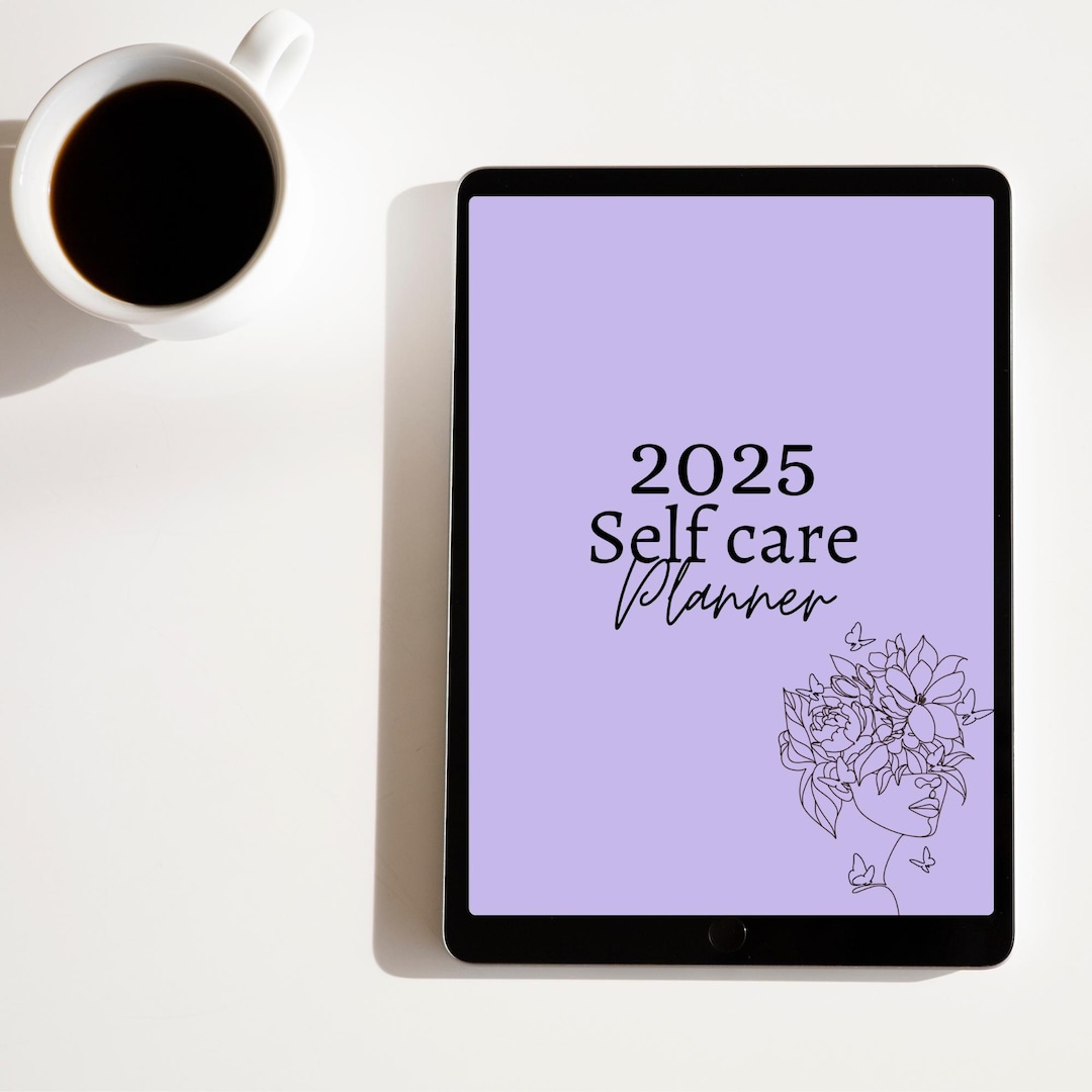 Editable 2025 Self Care Planner, Digital Weekly Planner, Canva Template ...