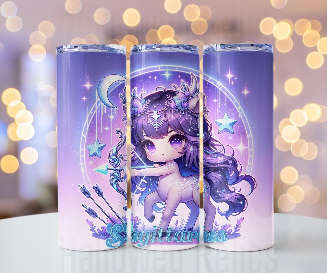 Magical Kawaii Sagittarius Centaur Archer Zodiac Celestial Steel ...