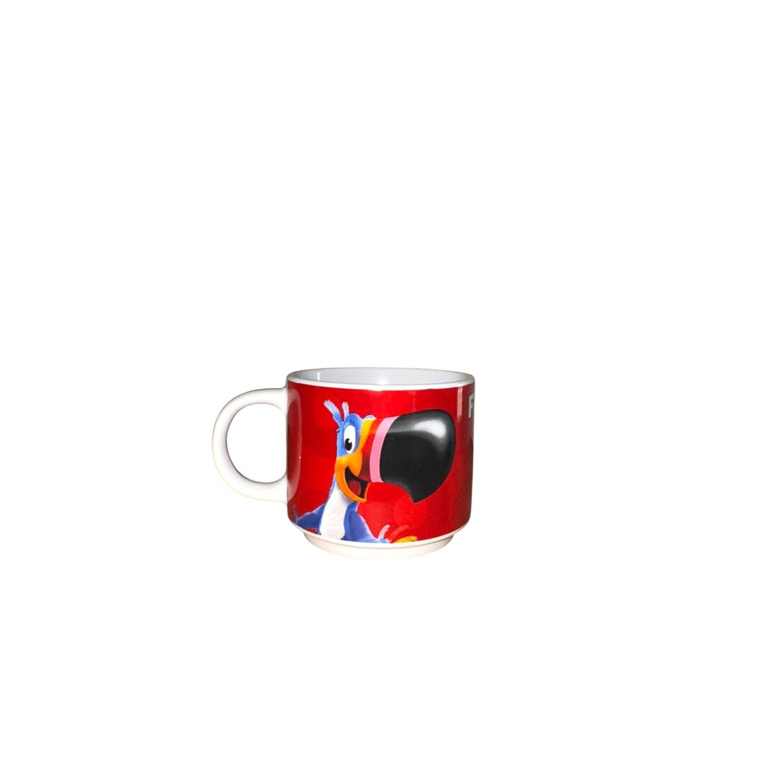 Vintage Kelloggs Froot Loops Toucan Sam Mug Red 3" Ceramic Collectible ...