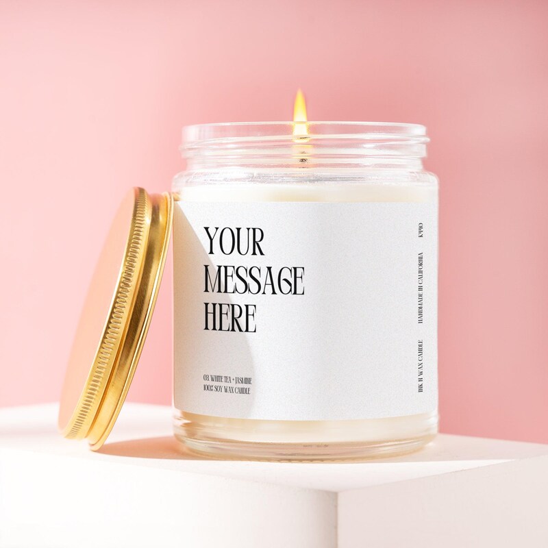 Personalized Candles - Etsy