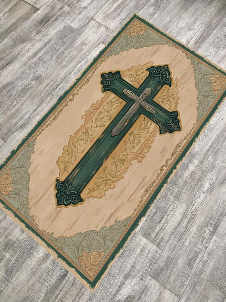 Custom Christian Mat, Christian Gift, Christian Prayer Rug, Personalize ...