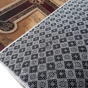 Orthodox Christian Prayer Mat, Byzantine Style Religious Rug, Digitally ...