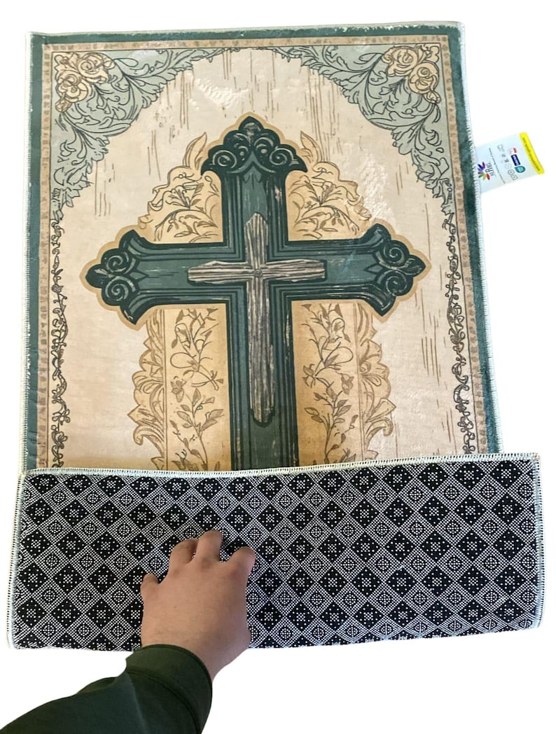Custom Christian Mat, Christian Gift, Christian Prayer Rug, Personalize ...