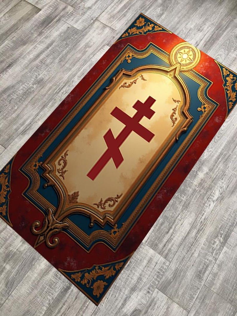 Personalized Orthodox Prayer Mat, Customized Christian Praying Rug ...
