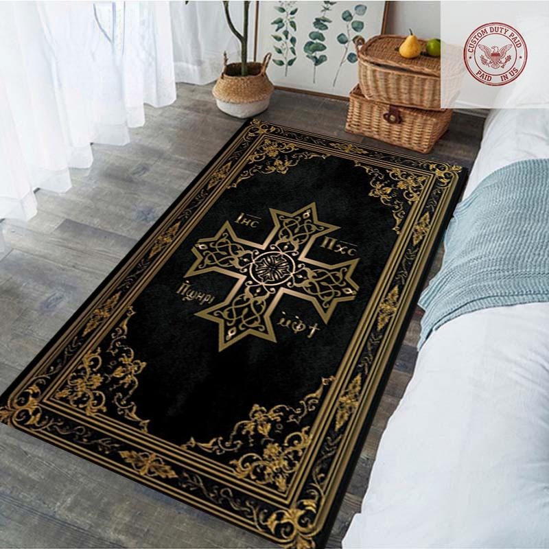 Black Christian Rug - Etsy