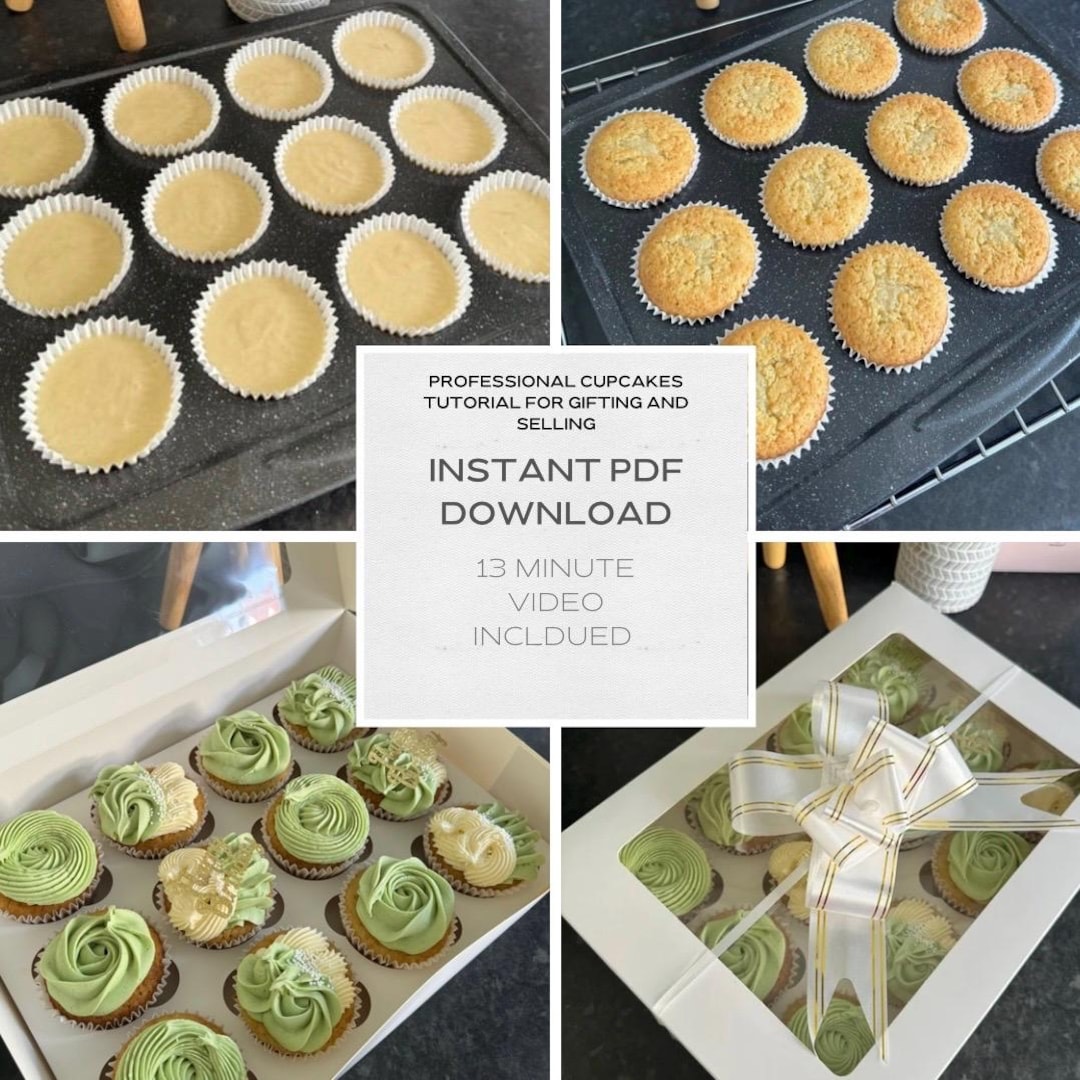 Super Soft Professional Vanilla Cupcakes Recipe, Written Recipe Guide ...