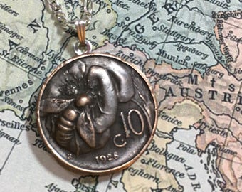 Italian Bee Coin | Etsy