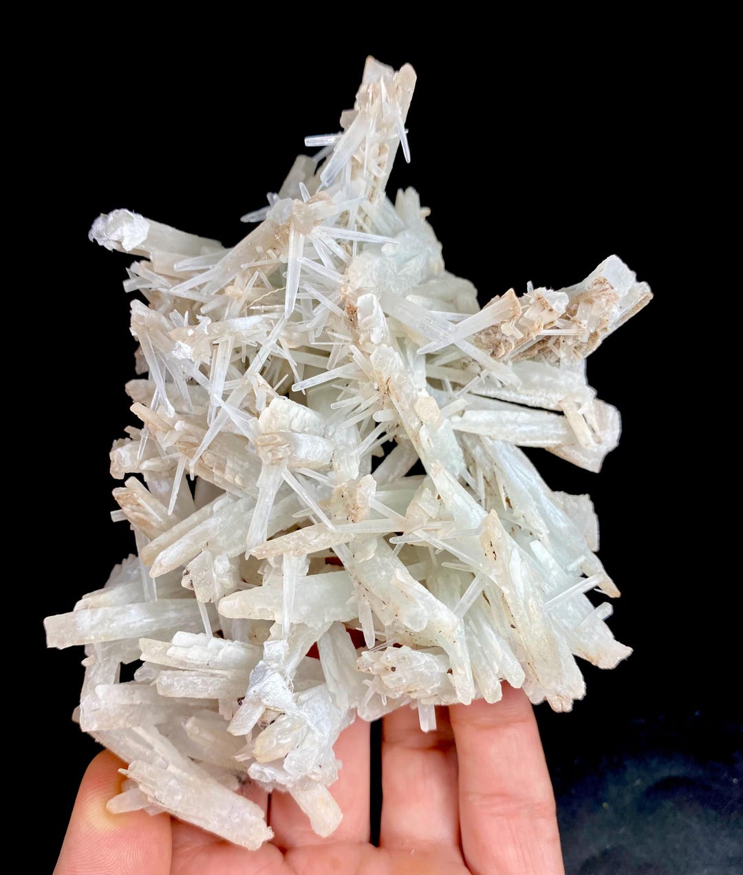 305 Gram New Found White Aragonite Crystal Specimen From Pakistan - Etsy