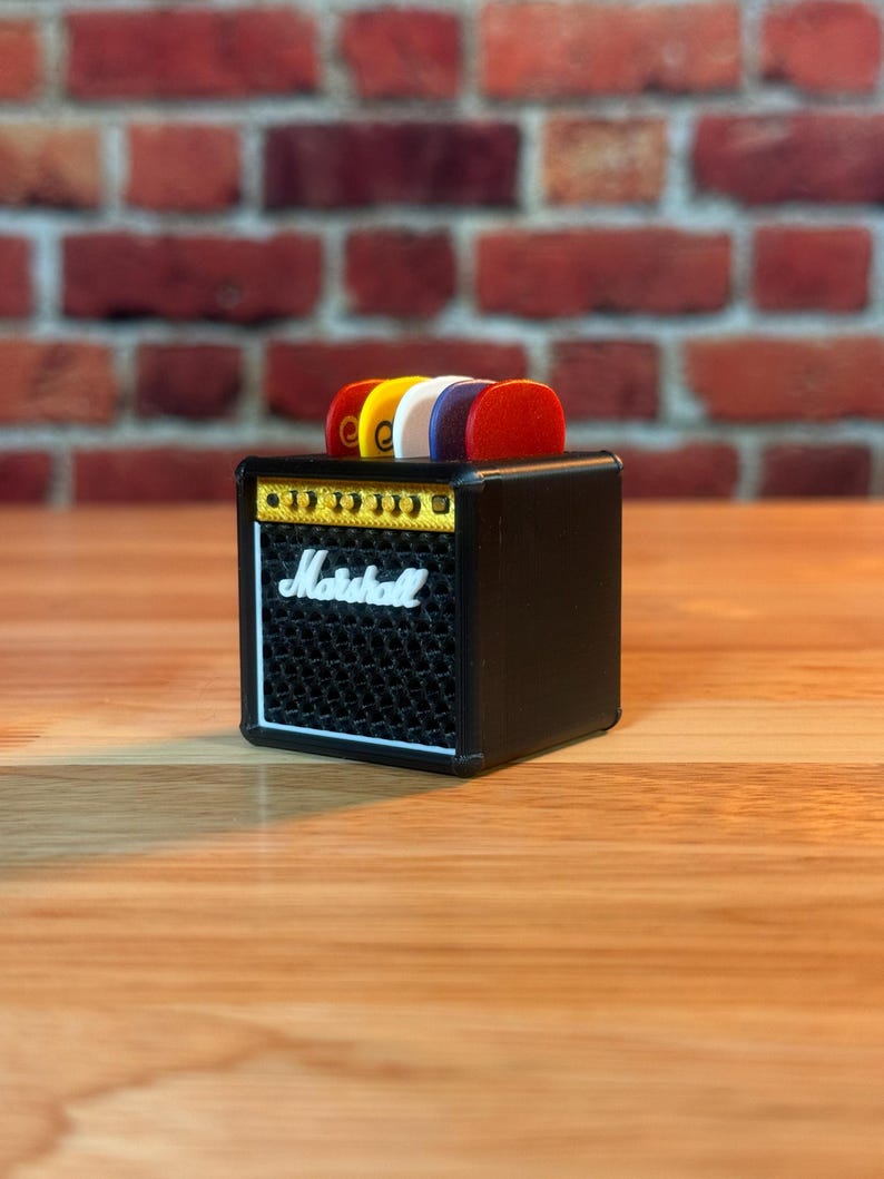 Guitar Amp Pick Holder/ Guitar Pick Storage/perfect Gifts for Guitarist ...