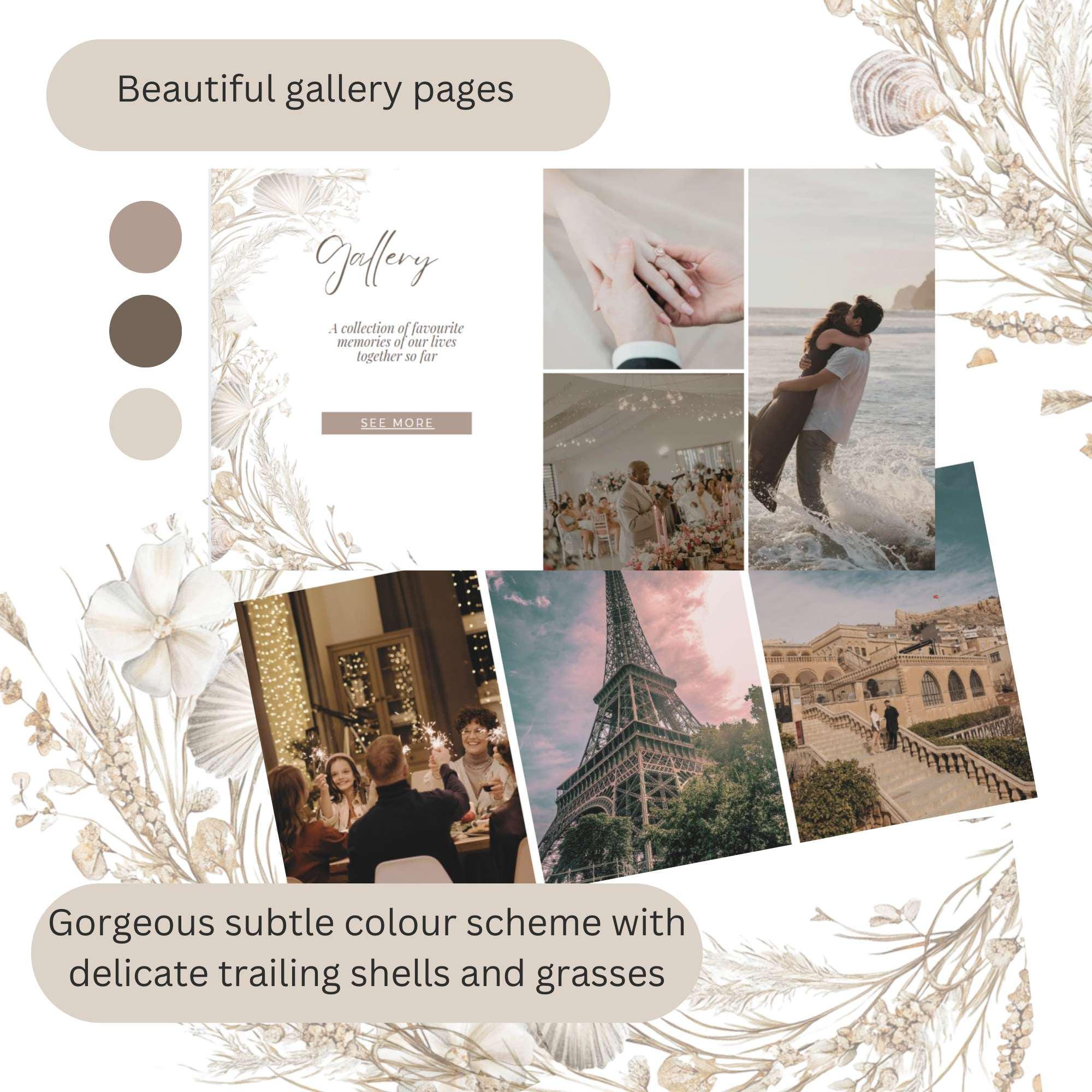 Wedding Invitation Website Template for Canva | Customisable Digital ...