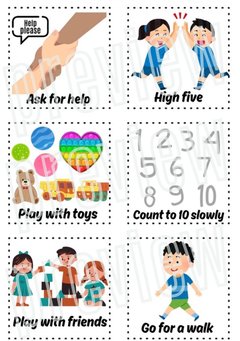 Feelings Emotions Chart Poster for Toddlers Simple I Feel - Calm Choice ...