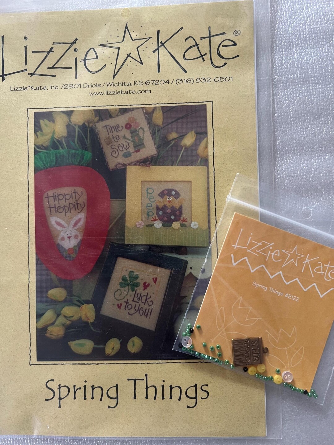 Lizzie Kate-spring Things Chart With Embellishments - Etsy