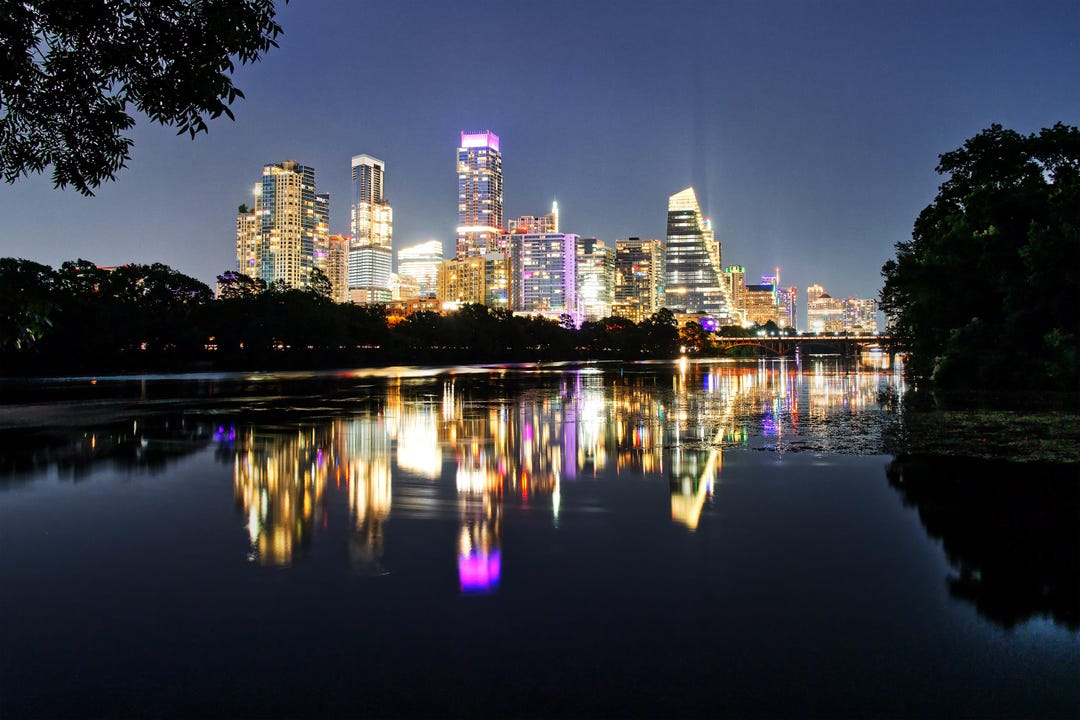 Austin at Night - Etsy