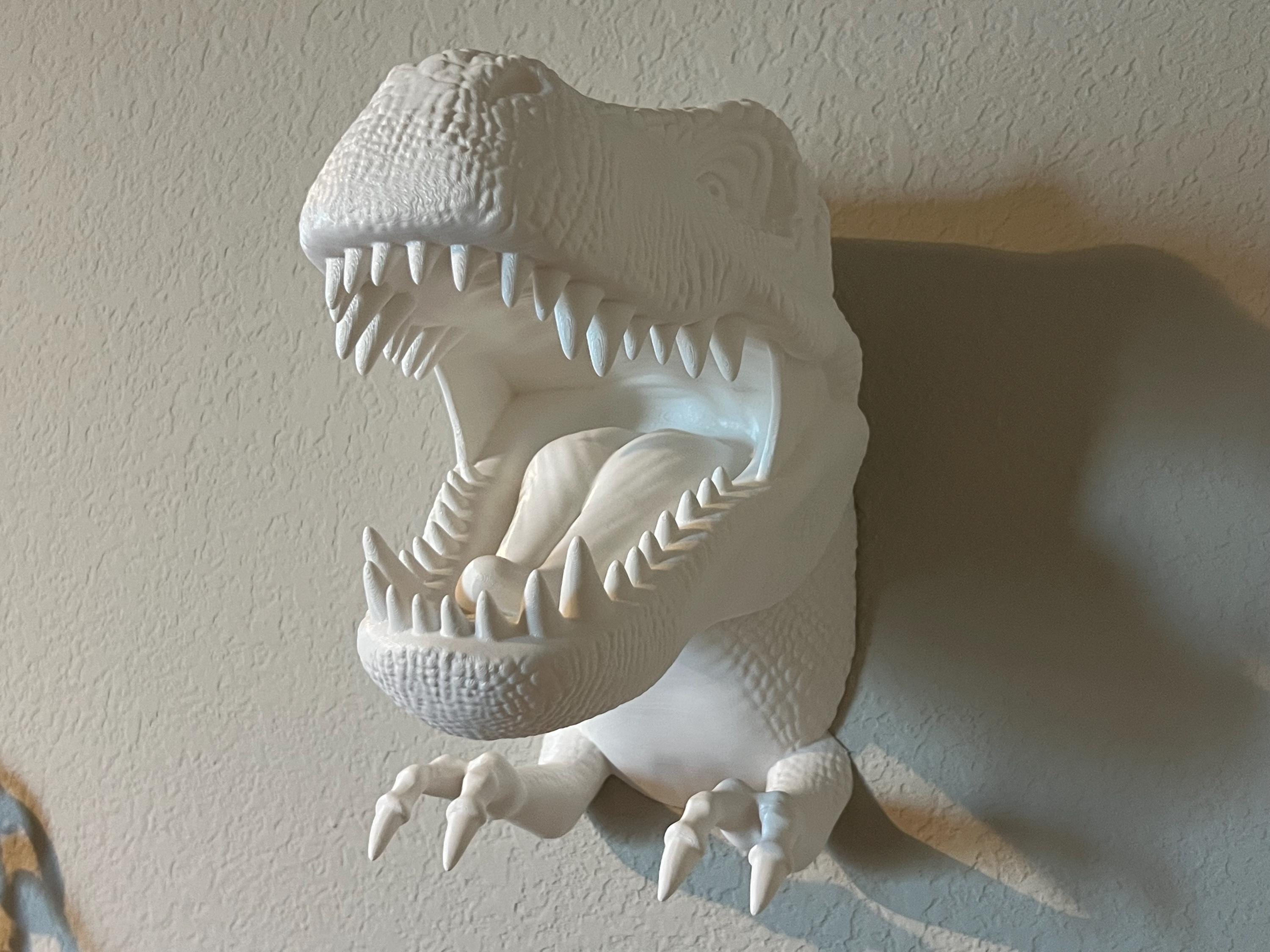 T-rex Wall Mount, Tyrannosaurus Rex, Dinosaur, Children’s Decoration, Accessories Holder - Etsy