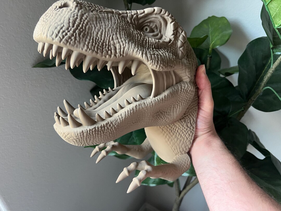 T-rex Wall Mount, Tyrannosaurus Rex, Dinosaur, Children’s Decoration ...
