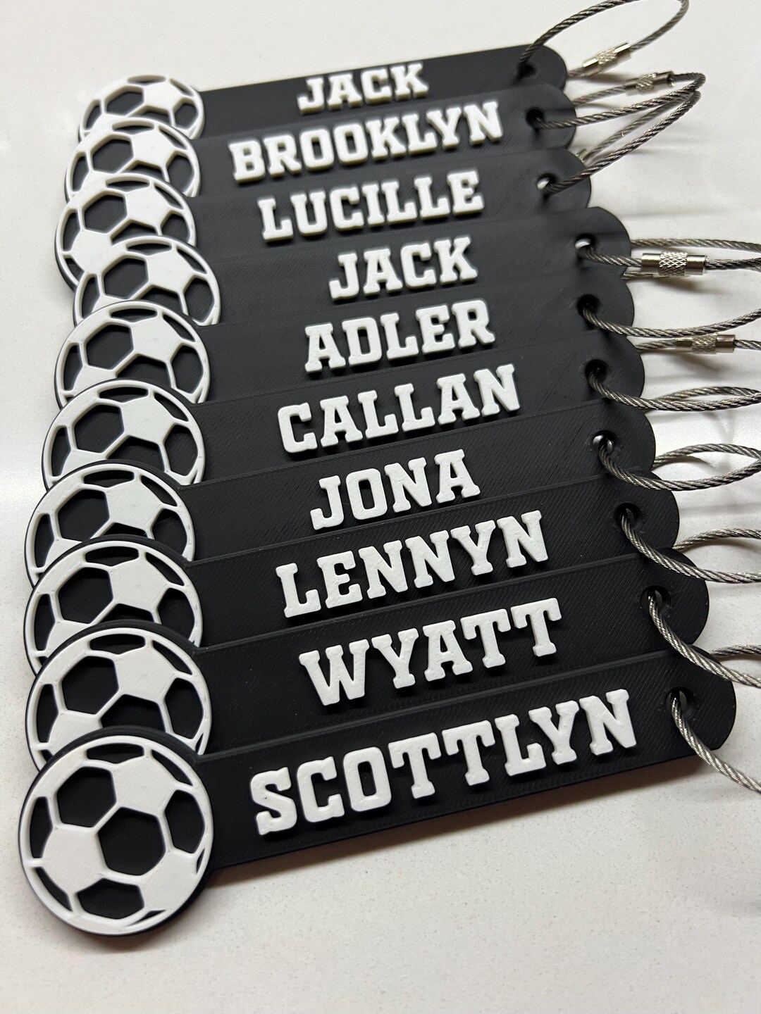 Custom 3D Printed Name Tags Personalized Plastic Name Badges for Work ...