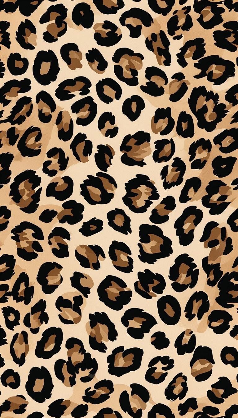Cheetah Animal Print Seemless Bundle Digital PNG Designs - Etsy