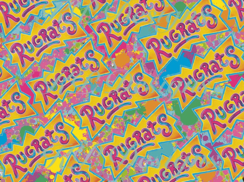 Rugrats Seemless Design for Personal Use PNG - Etsy