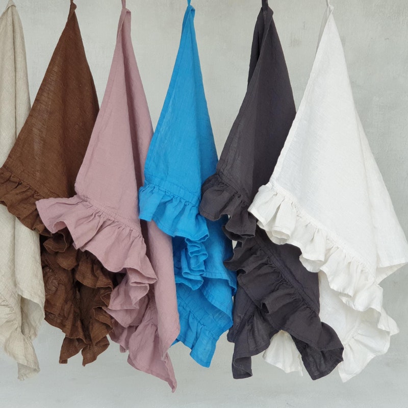 Ruffle Towel - Etsy