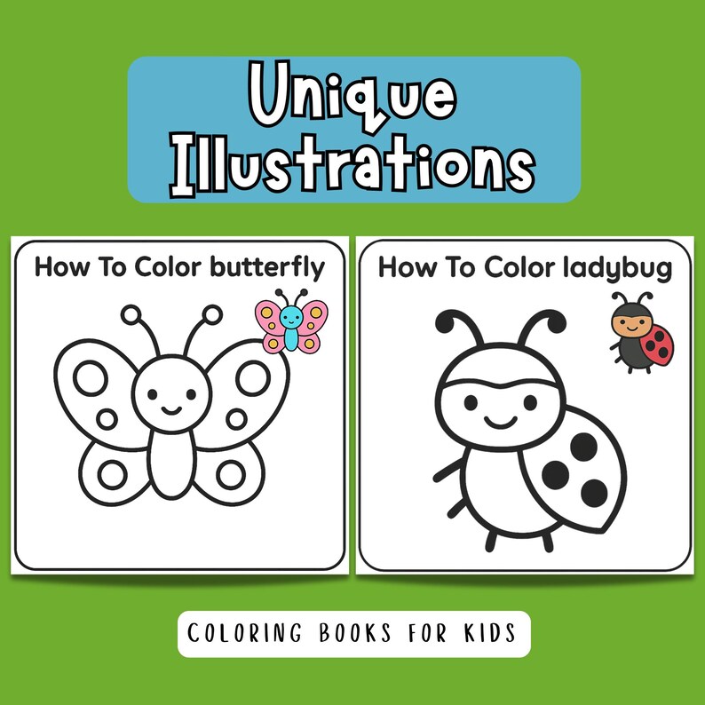 Learn to Color for Kids, Easy Printable Coloring Book With Colors Guide ...