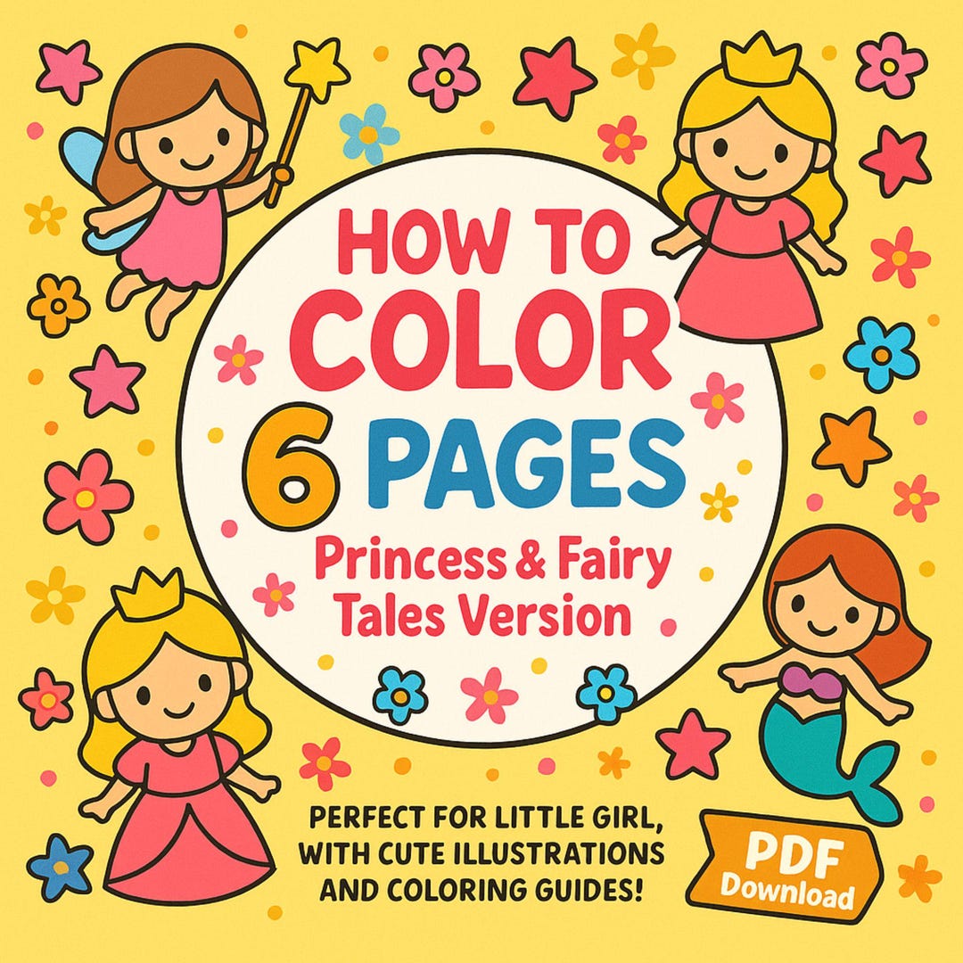 Learn to Color for Kids | Easy Printable Coloring Book With Colors ...
