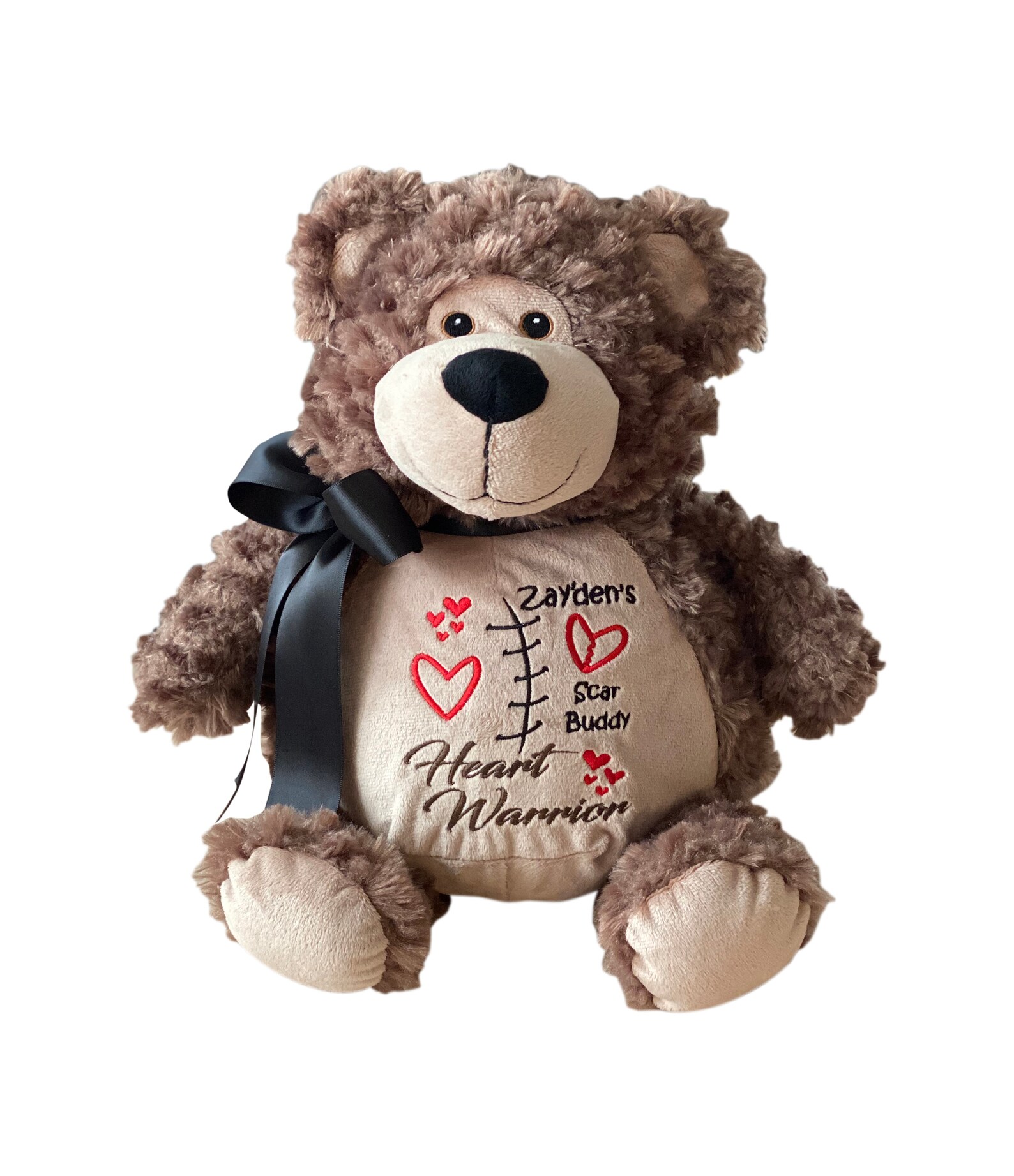 CHD Heart Warrior Congenital Heart Defect Stuffed Animal Personalized ...