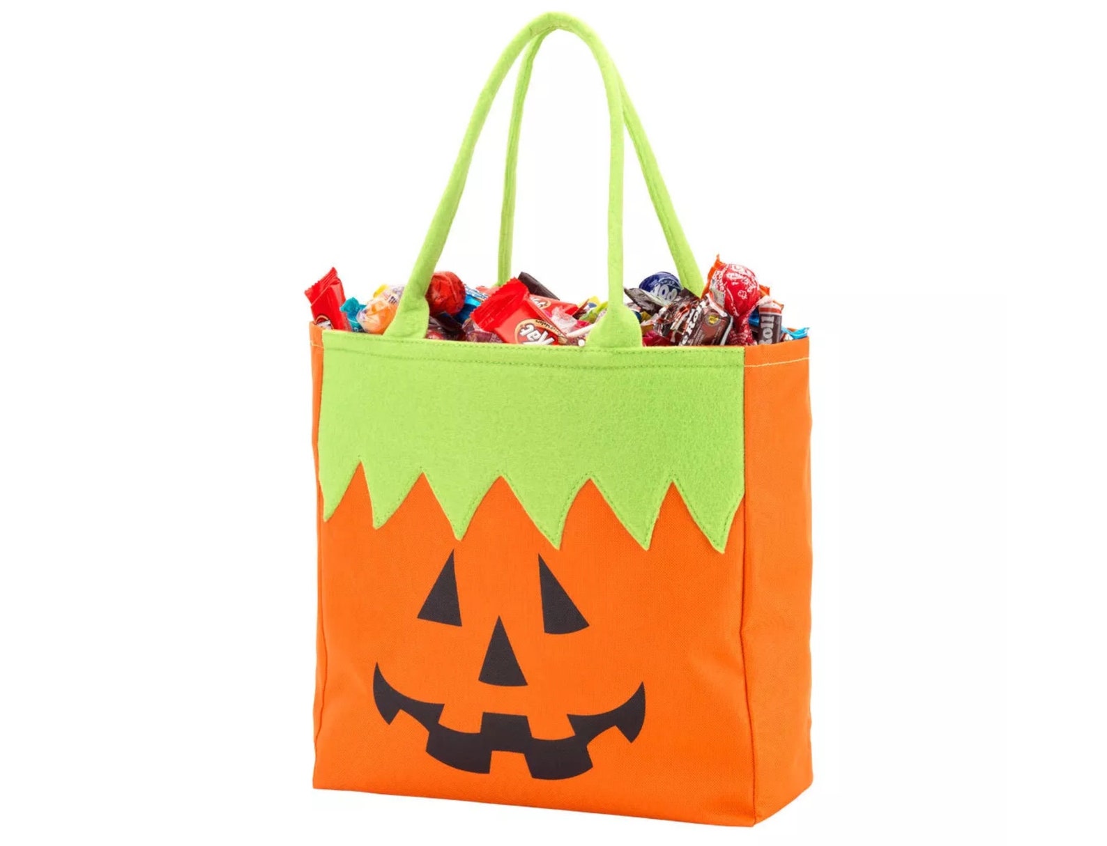 Personalized Jack O' Lantern Trick or Treat Bag, Embroidered Halloween ...
