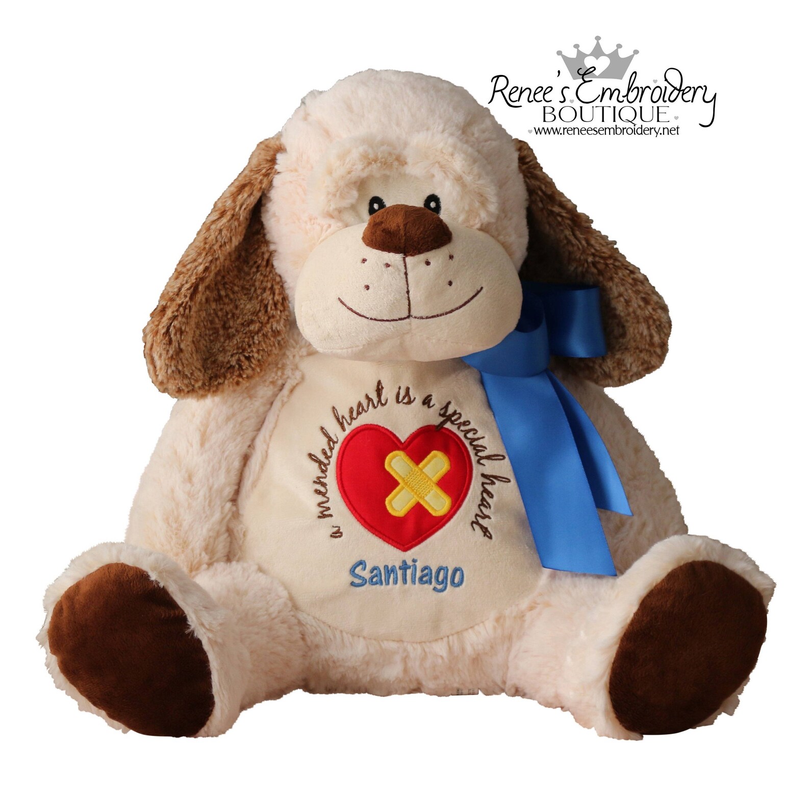 CHD Heart Warrior Congenital Heart Defect Stuffed Animal Personalized ...