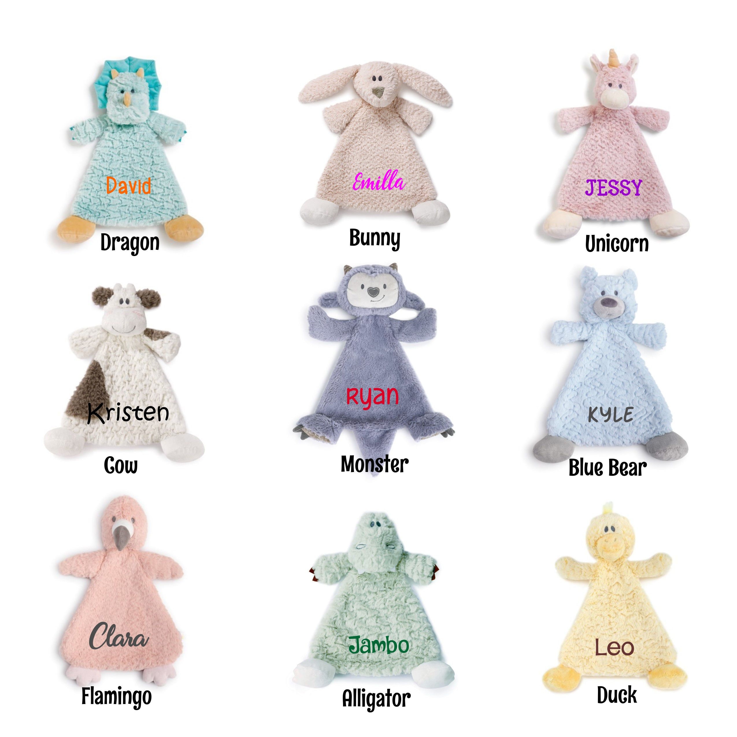 Personalized Baby Lovey, Blanket Lovey, Personalized Lovey ...