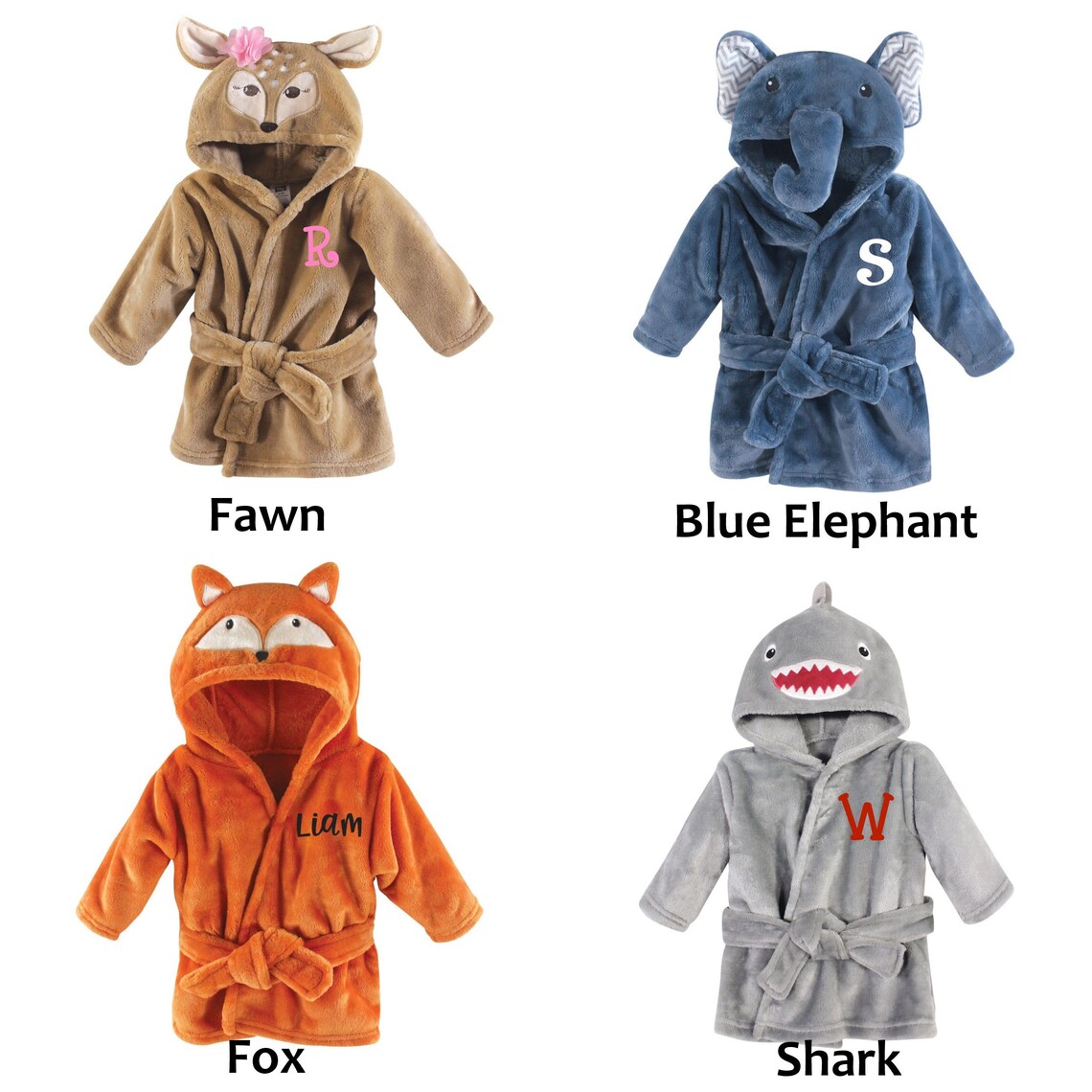 Personalized Baby Bathrobe Infant Bathrobe Baby Name Bath - Etsy