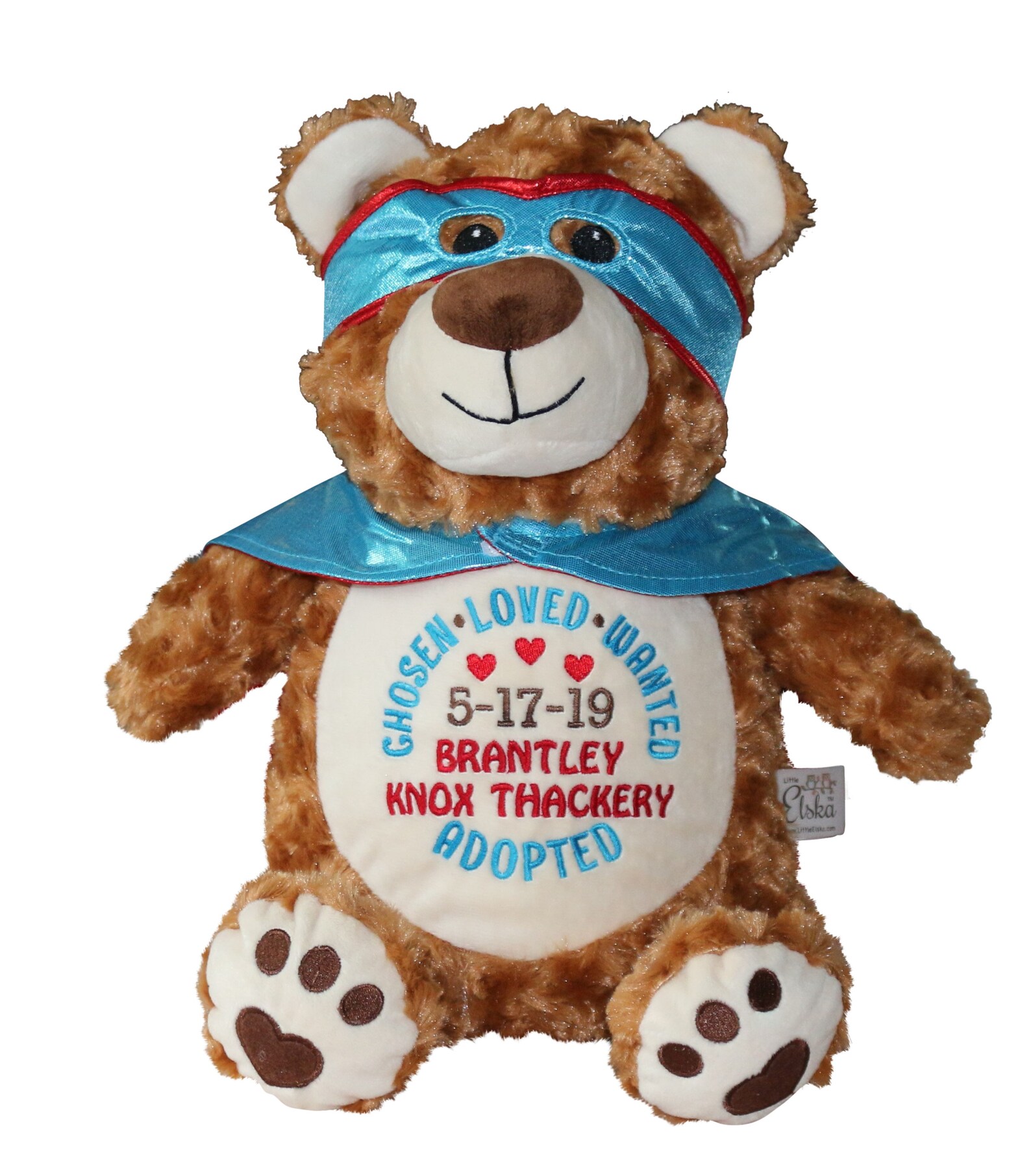 Adoption Gift, Personalized Stuffed Animal, Child Adoption - Etsy