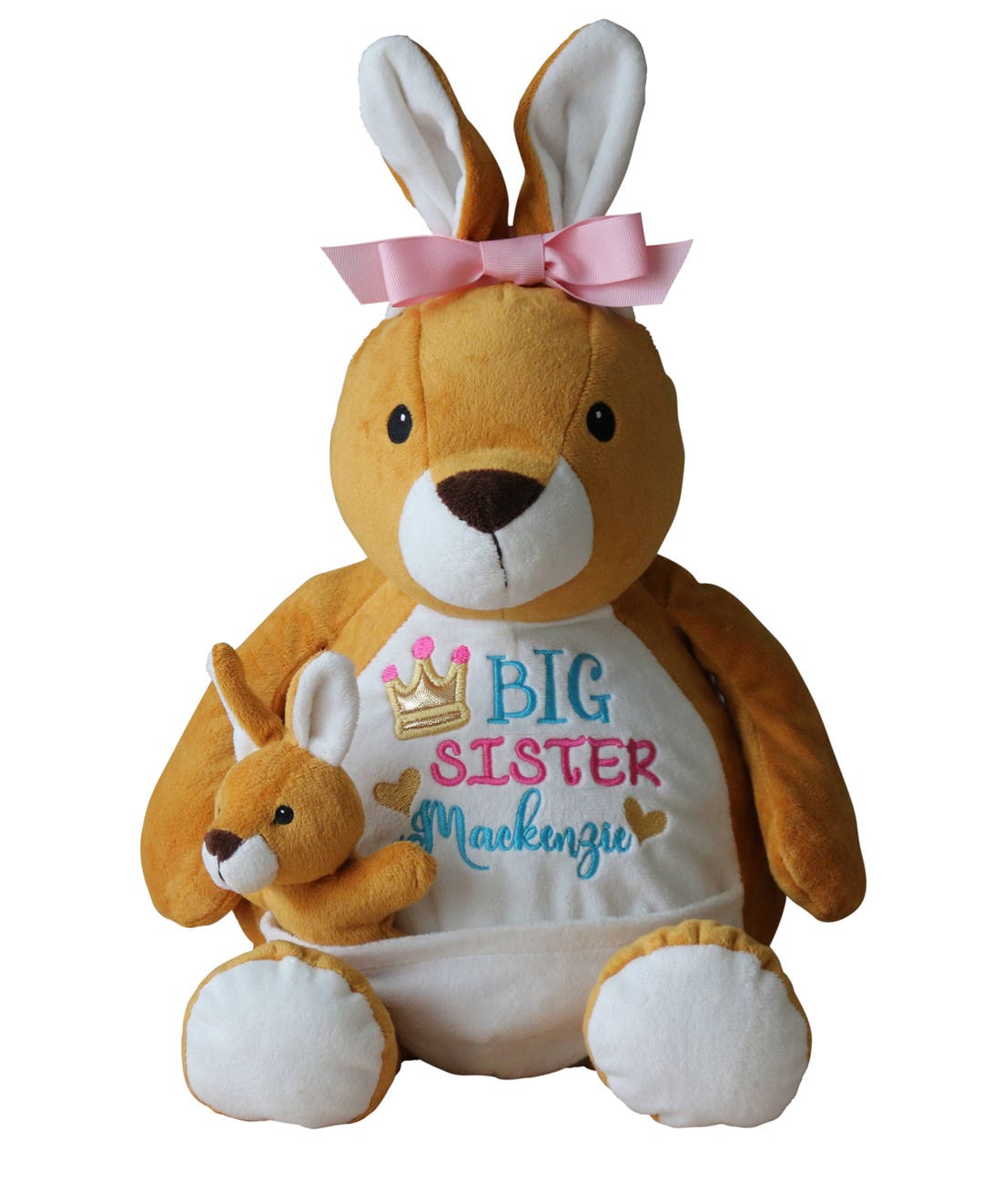 Personalized Stuffed Animal, Birth Announcement, Big Sister Gift ...