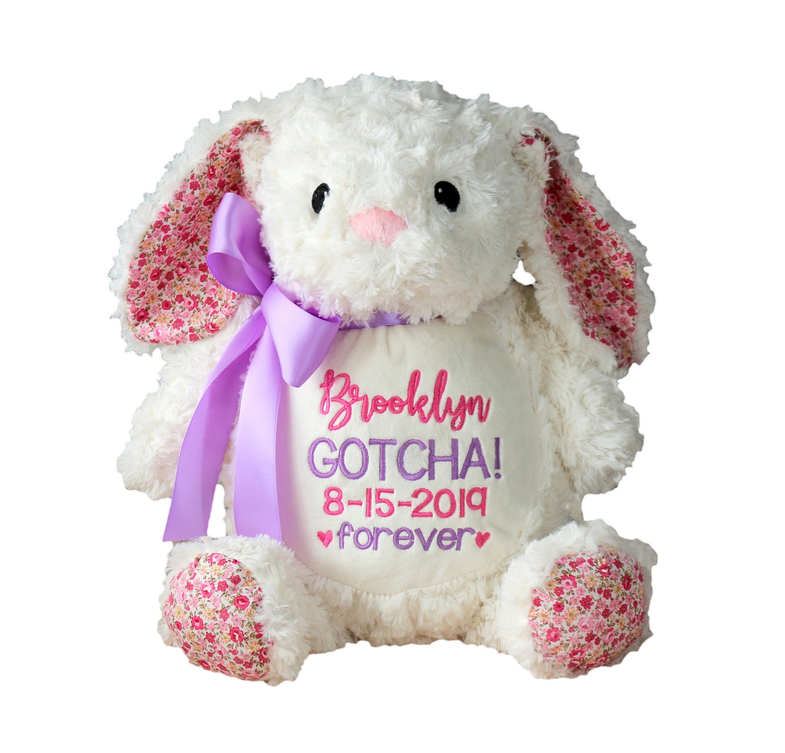 Personalized Stuffed Animal Adoption Gift Gotcha Day Boy or | Etsy