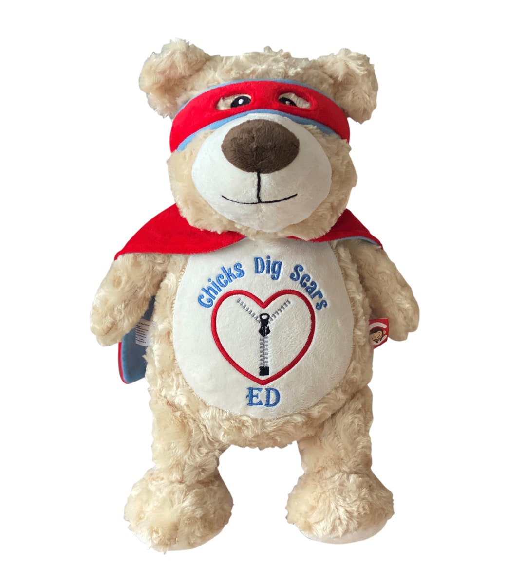 Personalized Stuffed Animal, Heart Warrior CHD, Heart Surgery Gift, CHD ...