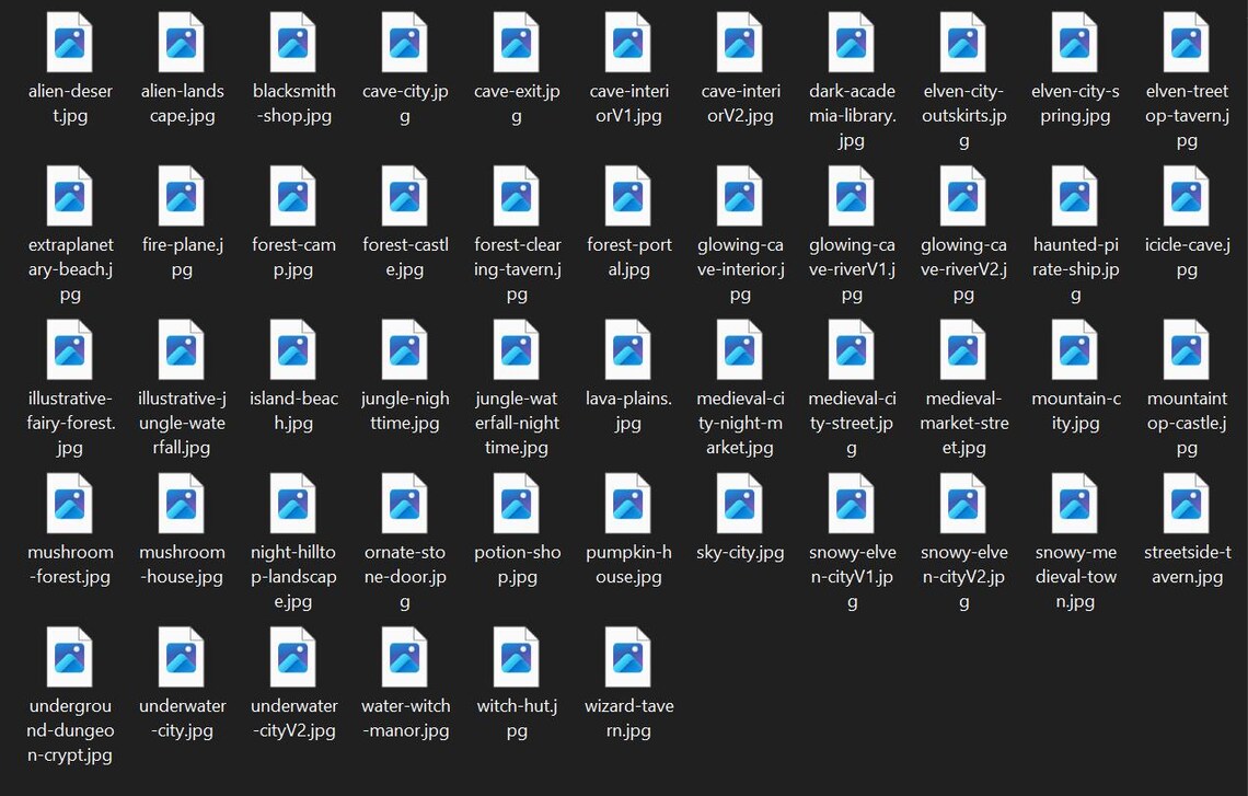 50 Unique Dungeons & Dragons Digital Backdrops Perfect for Your RPG ...