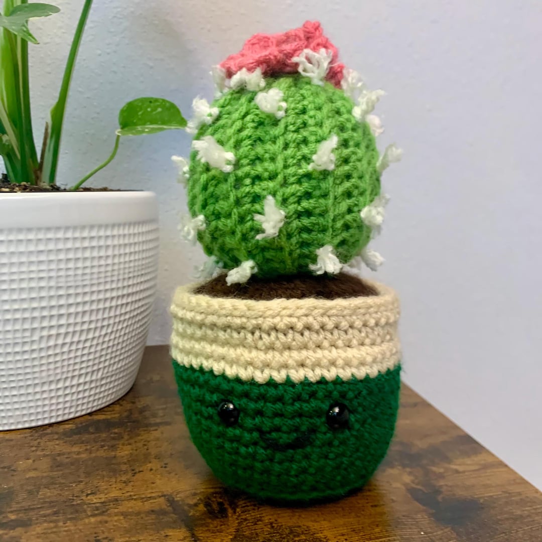 Crochet Barrel Cactus | Amigurumi | Stuffed Animal - Etsy