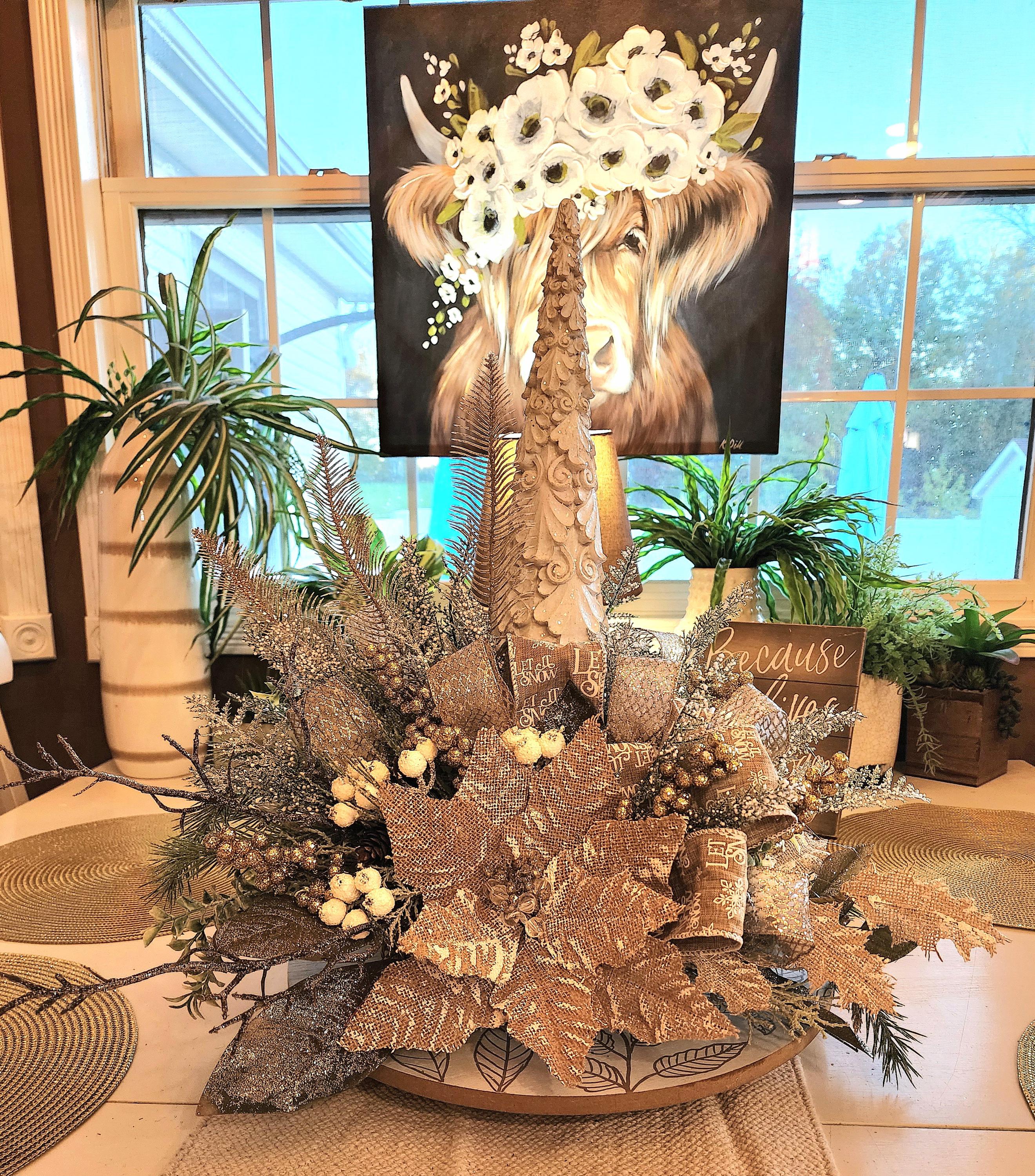 Rustic Glam Burlap & Gold - Etsy