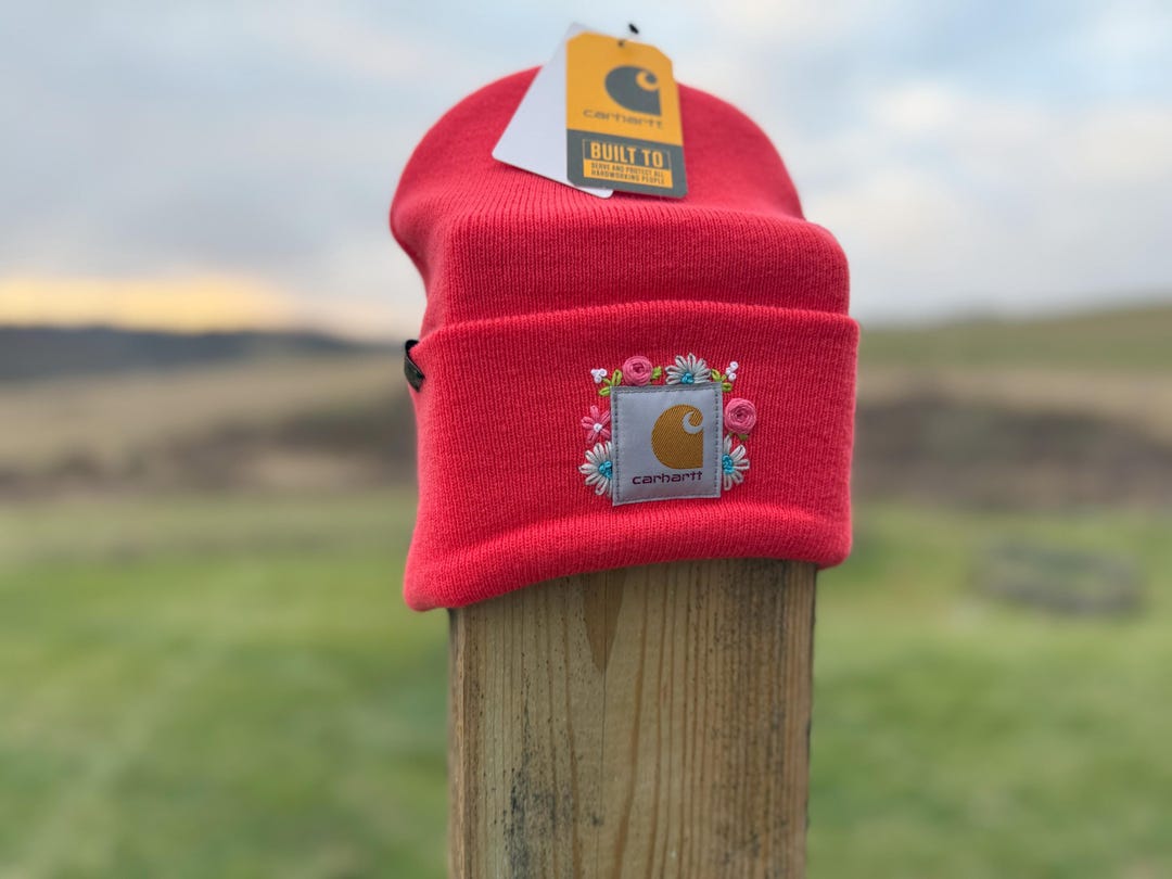 Personalized Hand Embroidered Beanie - Etsy