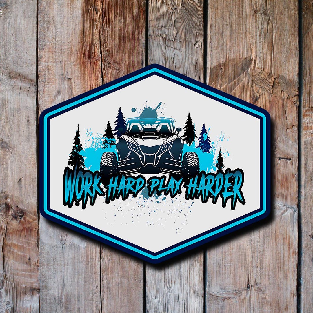 Work Hard Play Hard Sticker/decal - Etsy