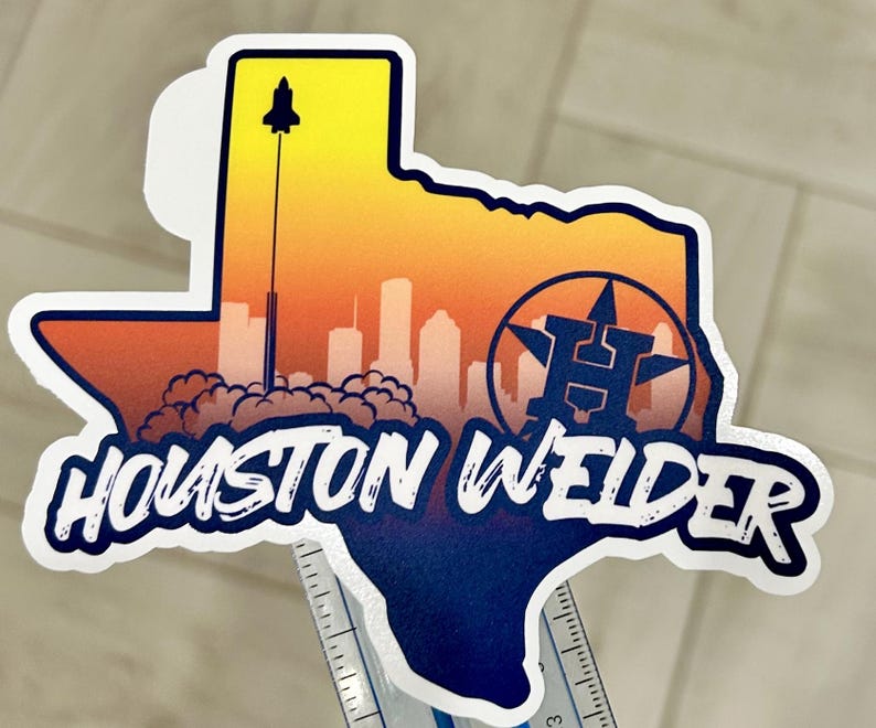 Houston Welder Welding/pipeline/refinery Sticker Decal - Etsy